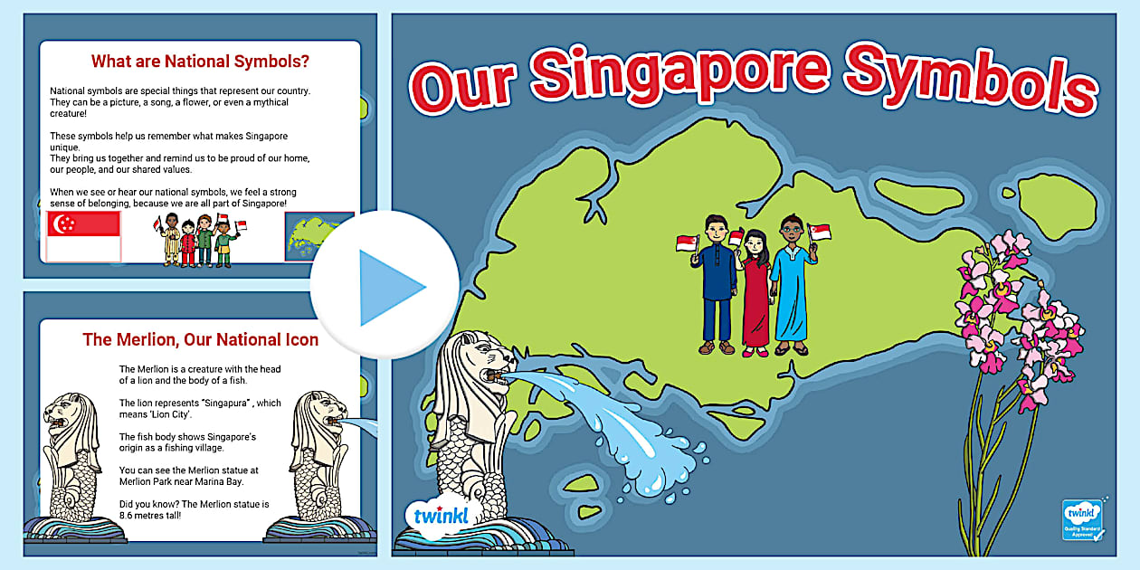Explore Singapore Symbols in PowerPoint