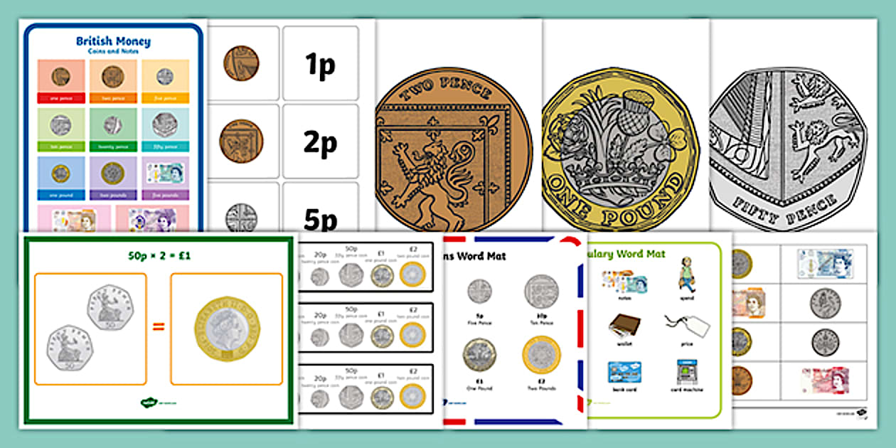Money Vocabulary EAL Visual Aids Pack (teacher made)