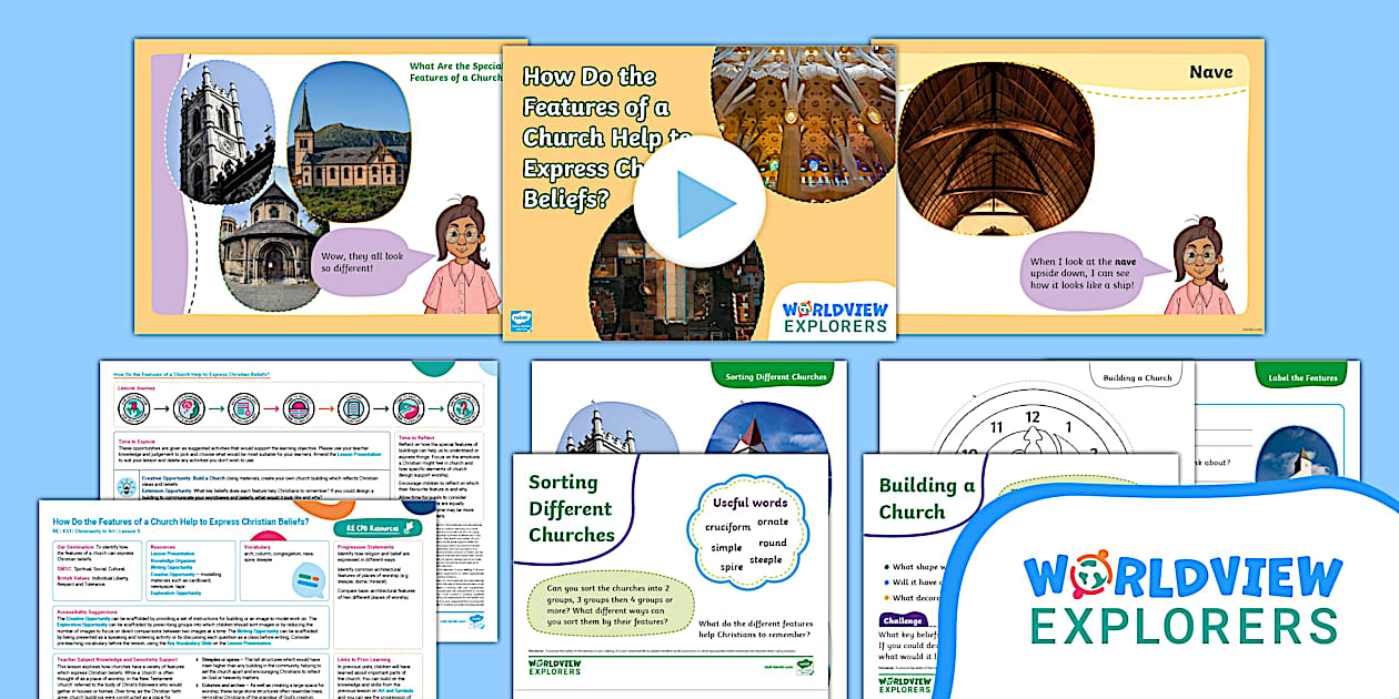 RE: Christianity in Art: KS1 Lesson Pack 5 (teacher made)