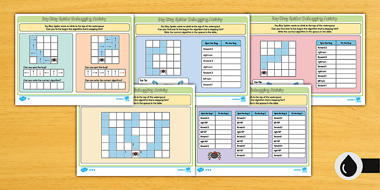 Coding Unplugged Debugging Activity (teacher made) - Twinkl