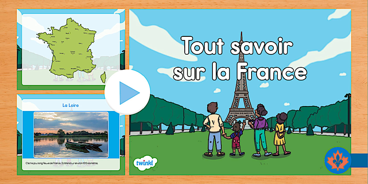 All About France Information PowerPoint French - Twinkl