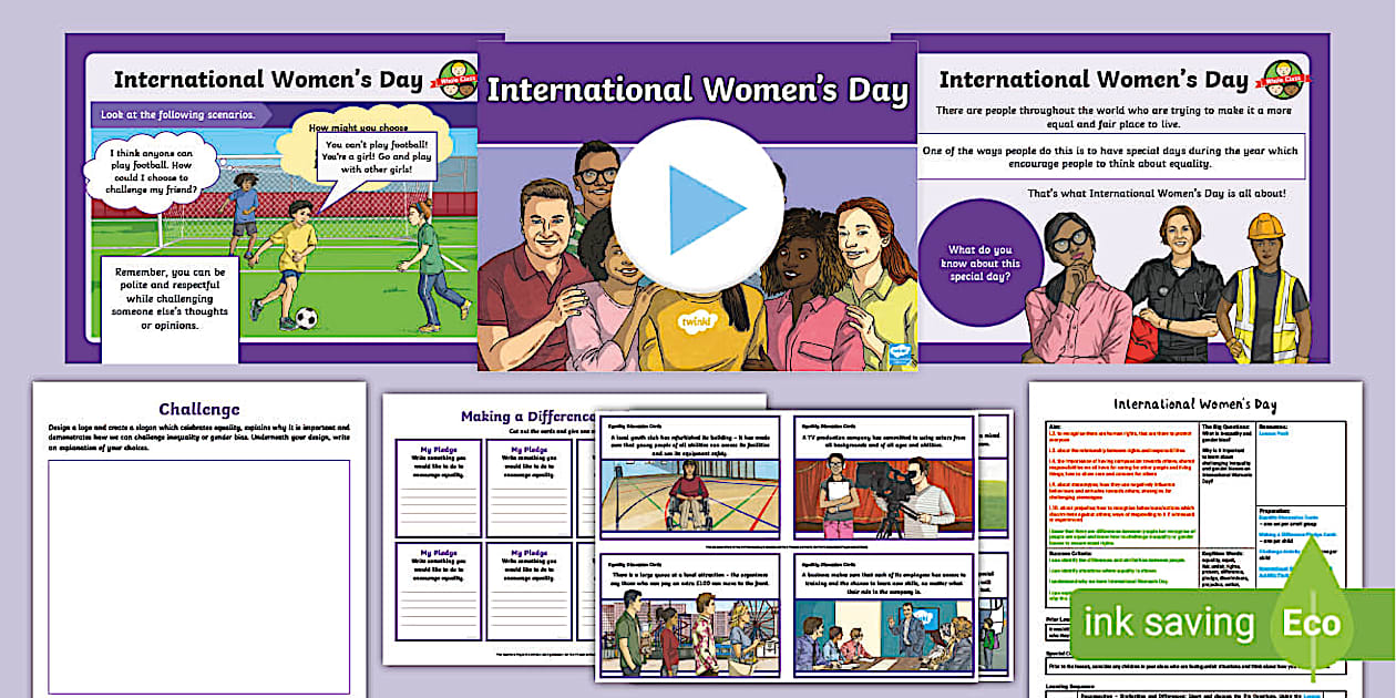 UKS2 International Women's Day Lesson Pack | PSHE