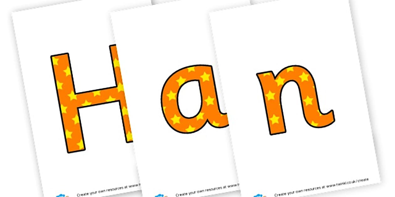 hand painting - display lettering - Twinkl