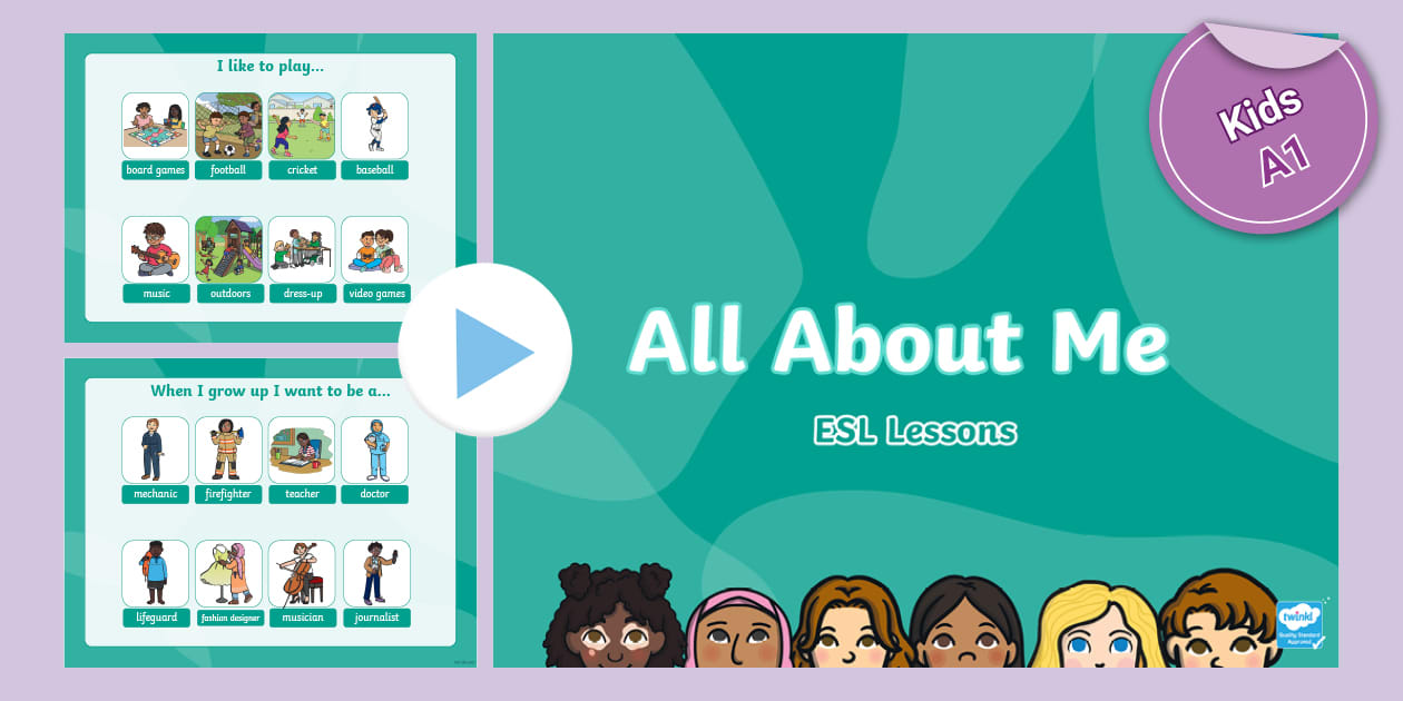 ESL All About Me Lesson [Kids, A1] - Twinkl