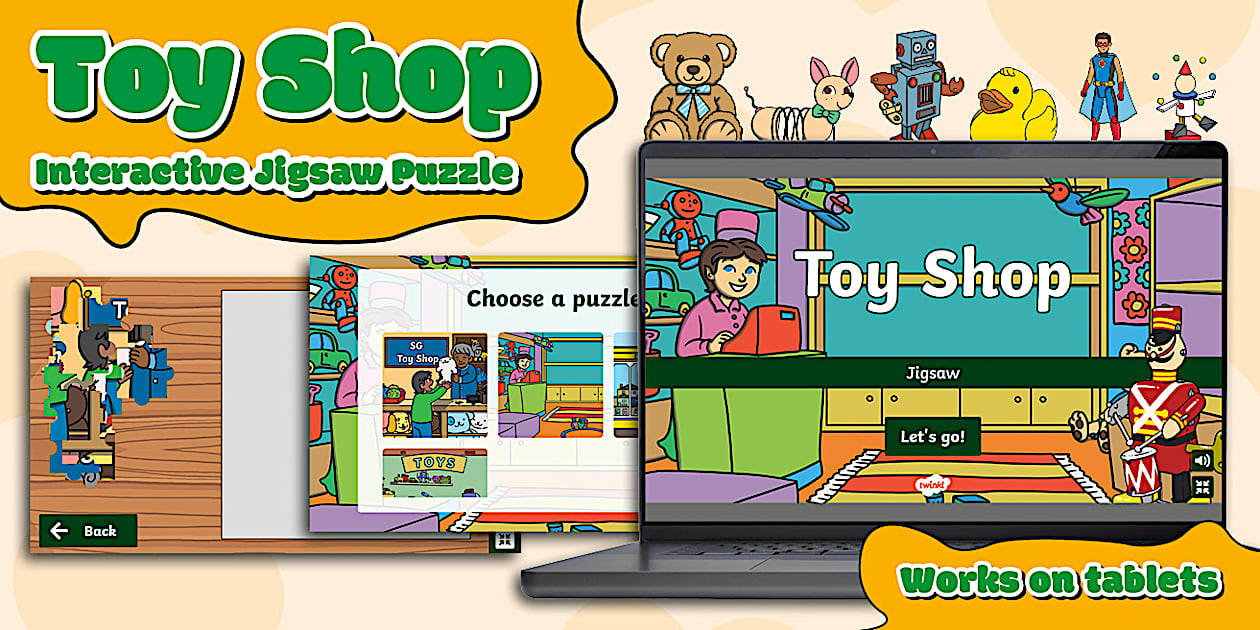 Toy Shop Interactive Jigsaw Puzzle