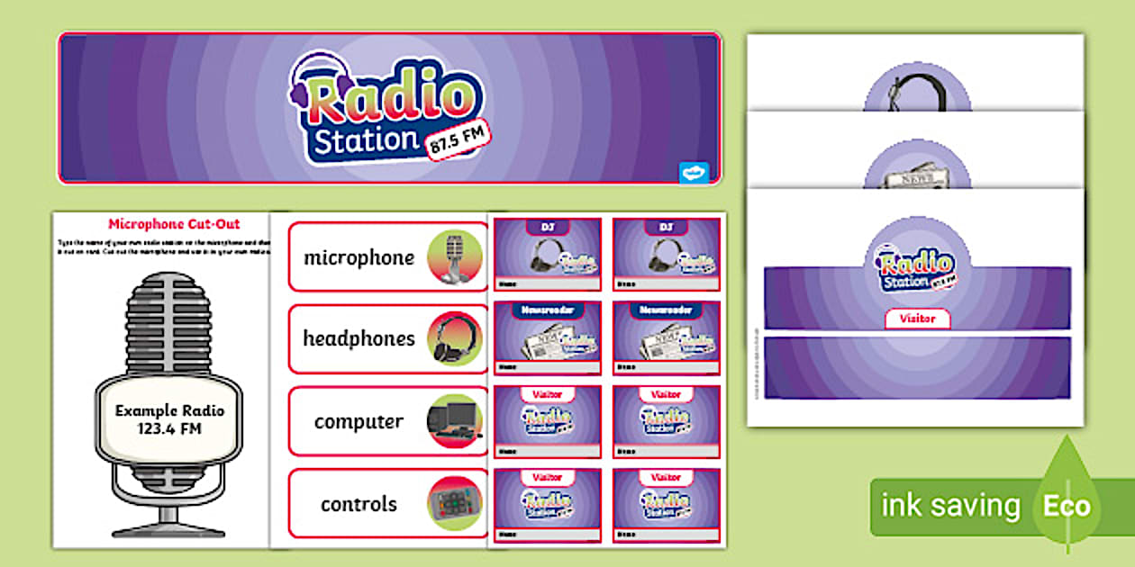 Radio Station Role-Play Pack (teacher made) - Twinkl