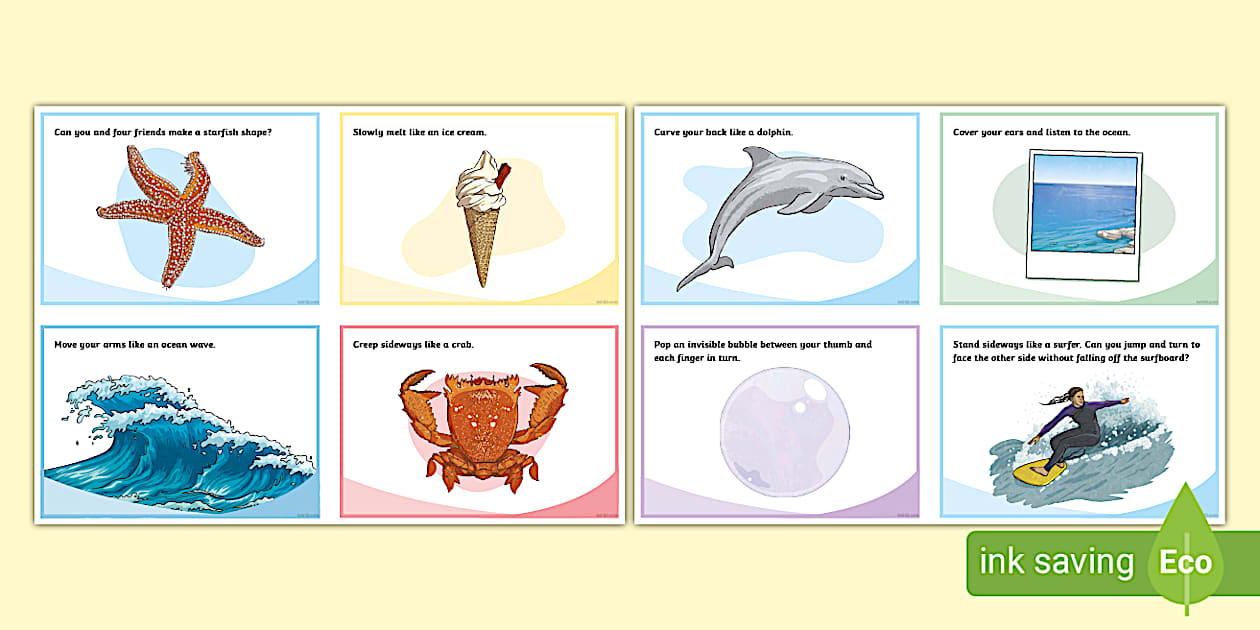 Summer Brain Break Action Cards (teacher made) - Twinkl