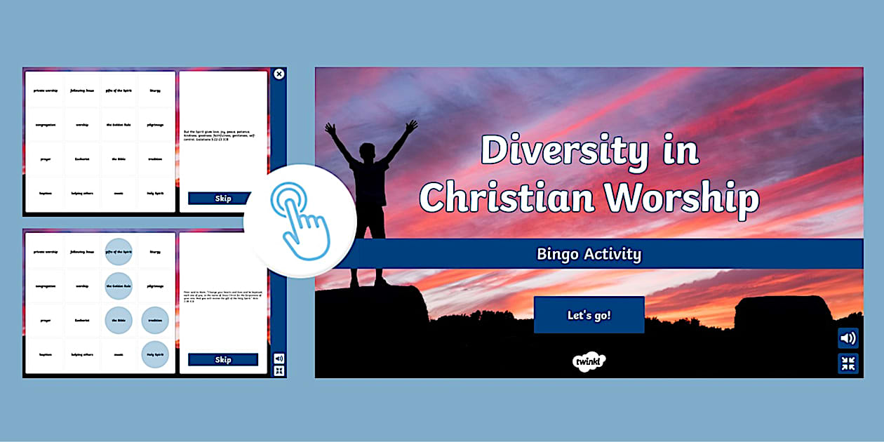 RE: Diversity in Christian Worship: UKS2 Bingo Game