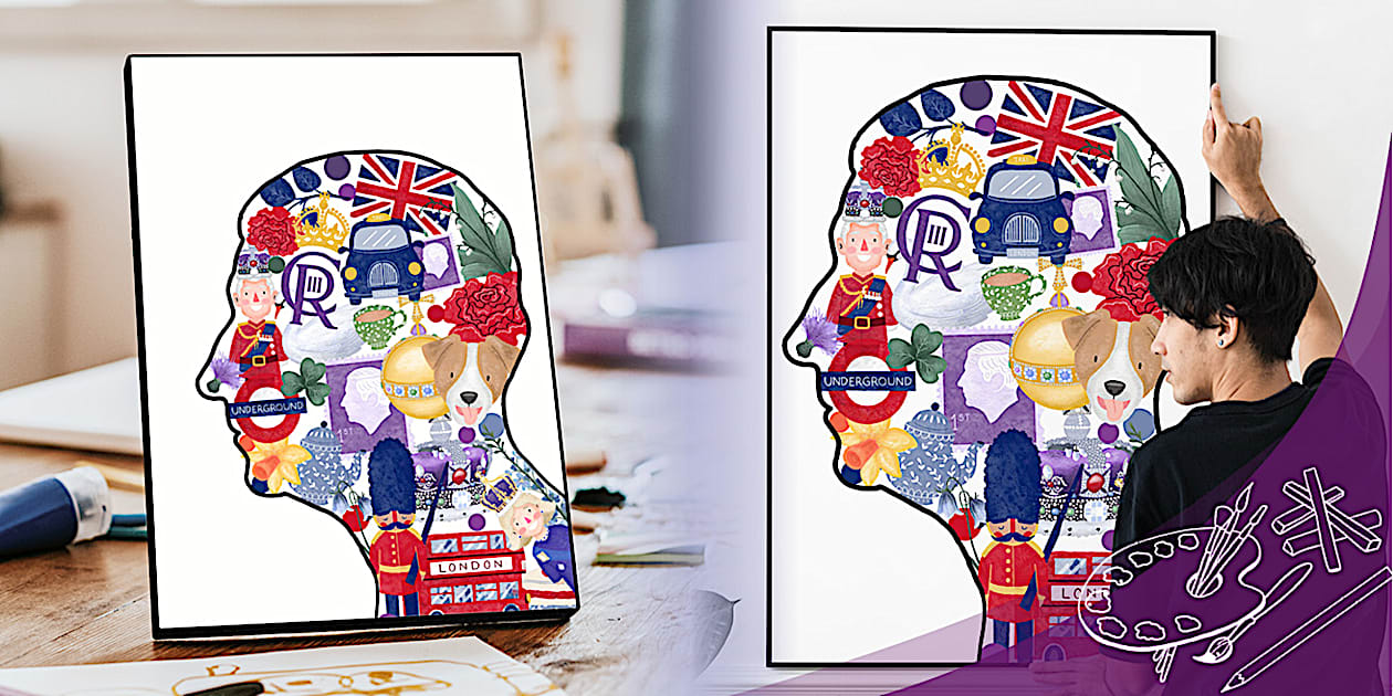 King Charles III Profile Poster
