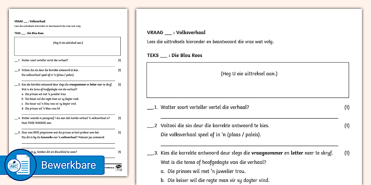 Afrikaans Eerste Addisionele Taal Graad 9 Vraestelle