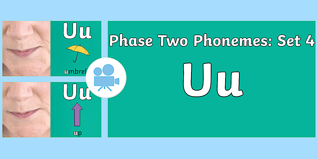 Phase 2 Phonemes : Set 4 'u' Video - Twinkl