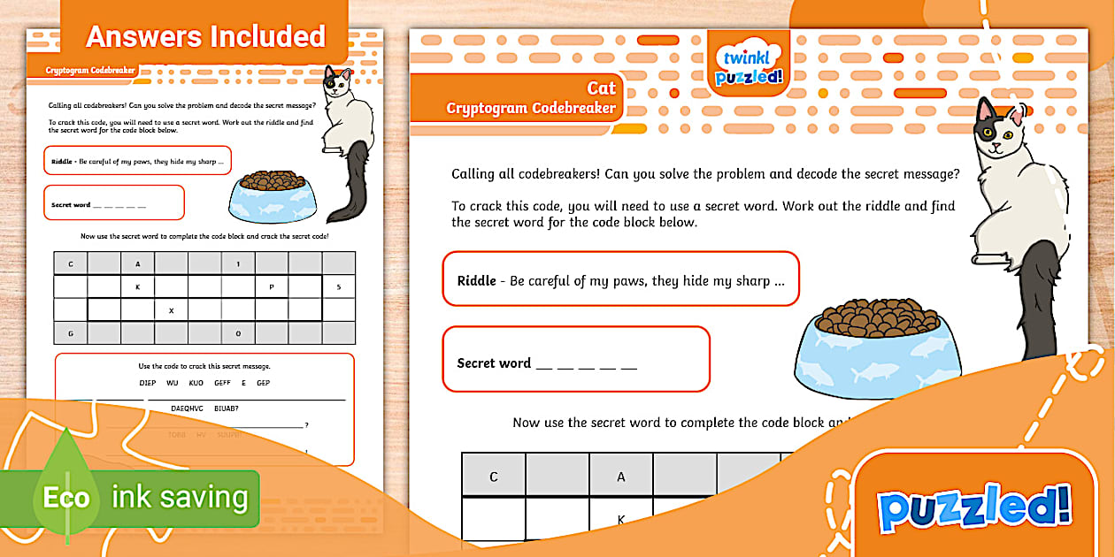 code breaker - Twinkl Puzzled - kids (Hecho por educadores)