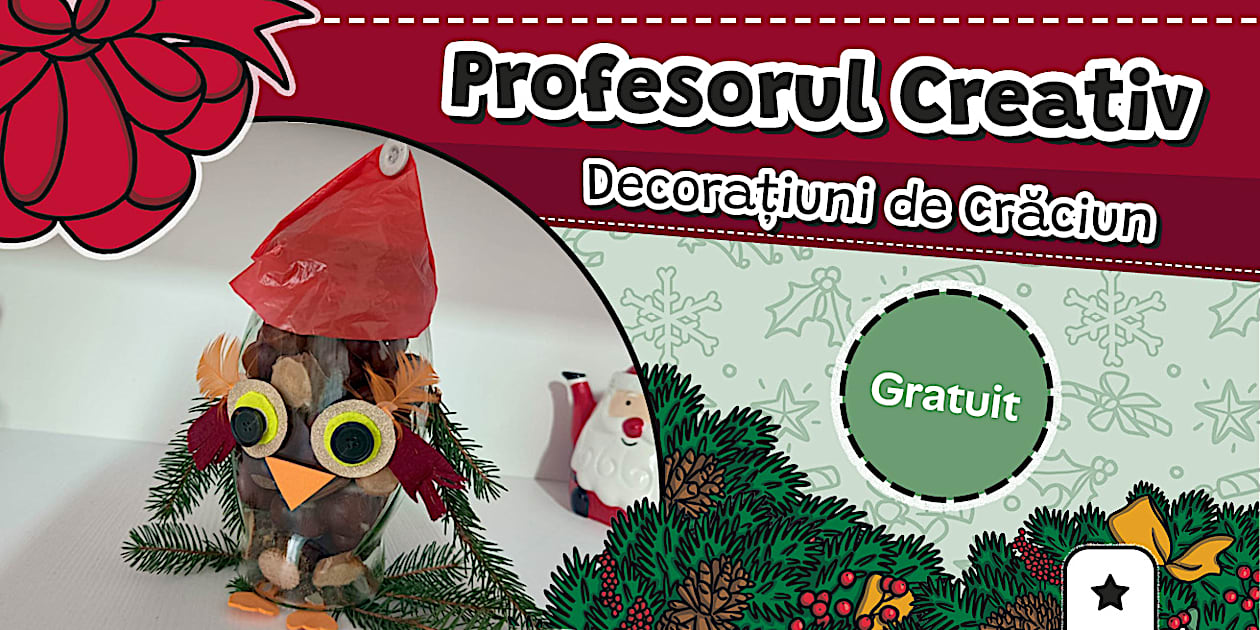 Crăciunița bufniță – Activitate practică