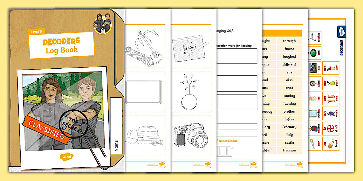 KS2 Level 5 Decoders Log Book - Primary Resources - Twinkl