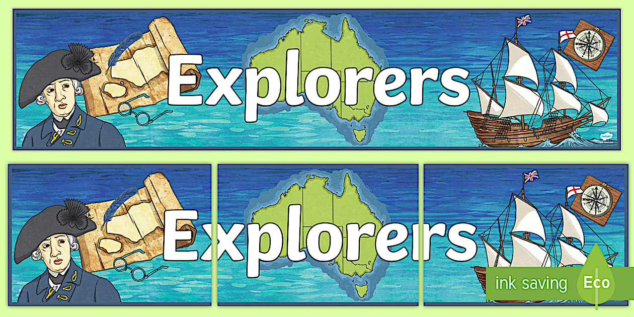 Explorers Banner (teacher made) - Twinkl