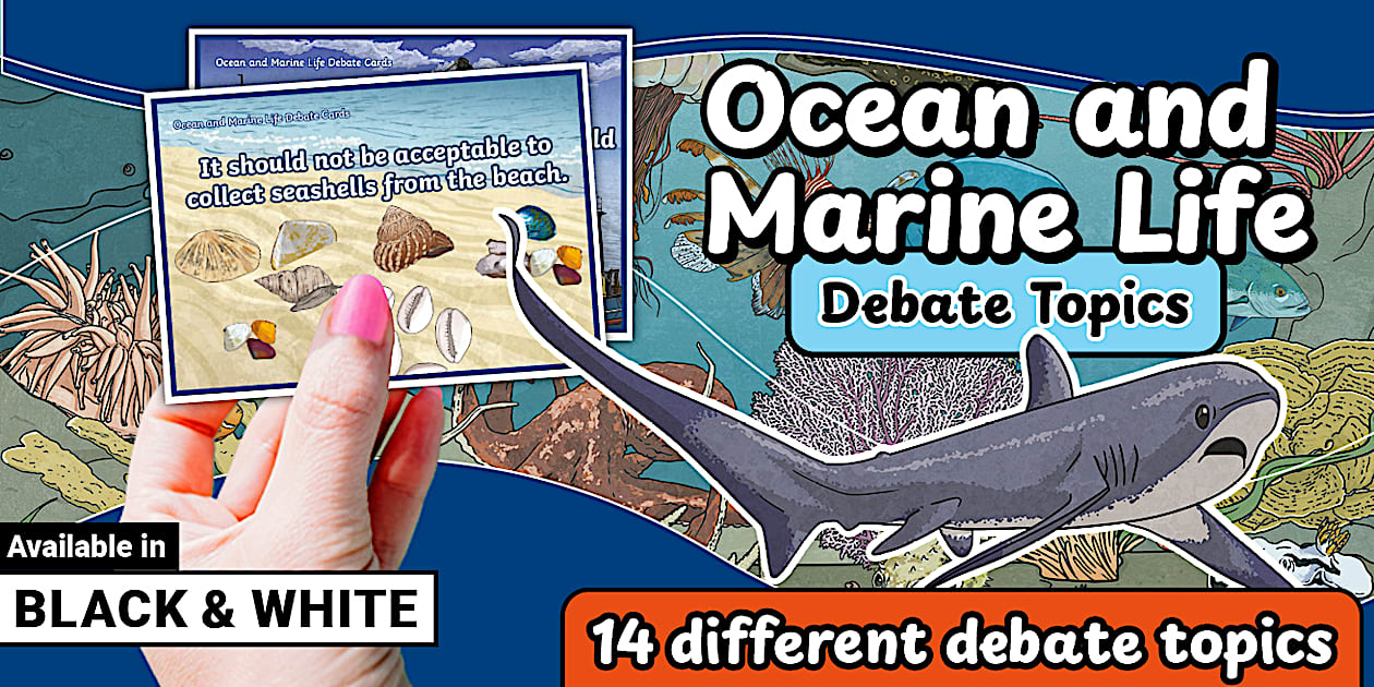 IP English Ocean and Marine Life Debate Topics Activity