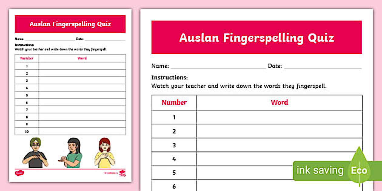 Auslan Fingerspelling Game - Auslan Resources (teacher made) Auslan Fingerspelling Game - Auslan Resources (teacher made)