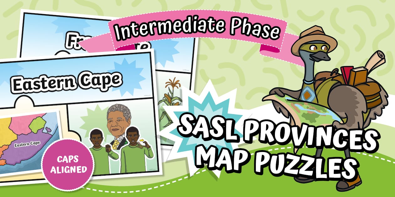 IP - SASL - Provinces - Map Puzzle (CAPS Aligned) - Twinkl