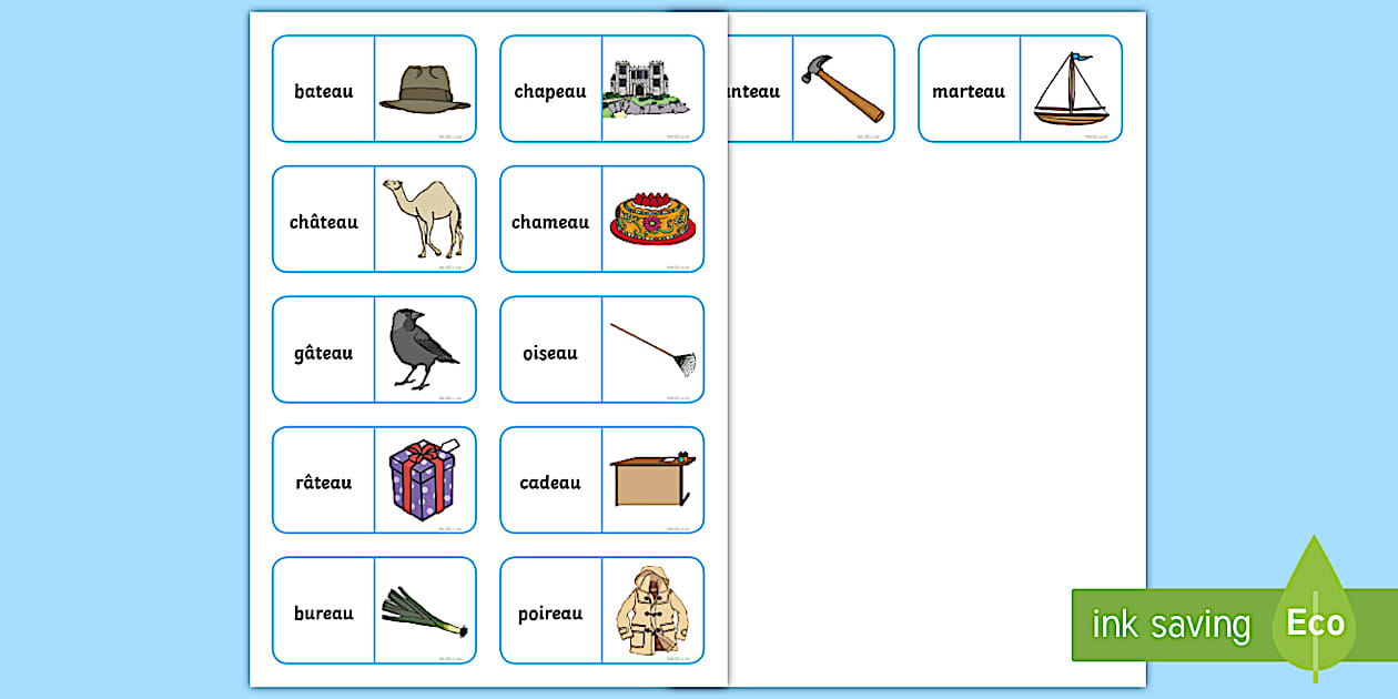 Dominos : Le son [o] (Teacher-Made) - Twinkl