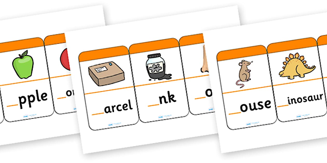 Precursive Missing Sounds Word Cards Phase 2 (teacher made)