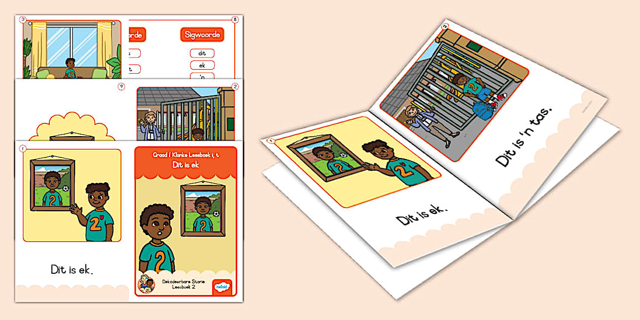 Graad 1 Klanke Leesboek i, t (teacher made) - Twinkl