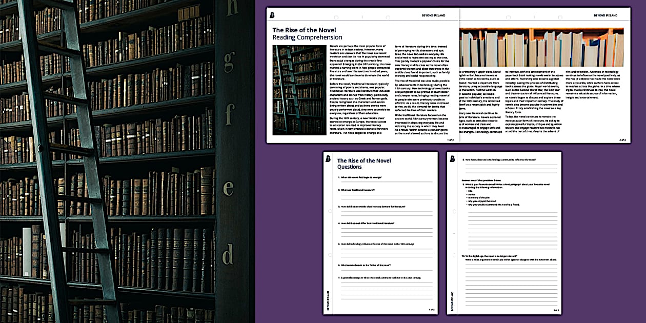 The Rise of the Novel Reading Comprehension