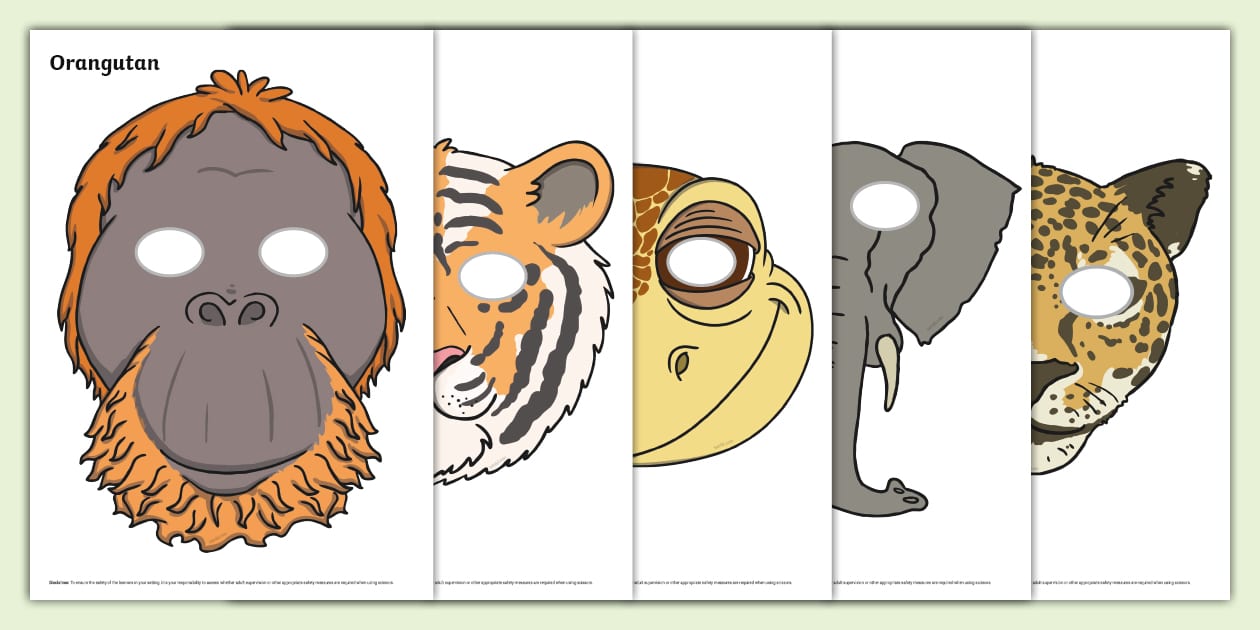 Indonesian Animal Role-Play Masks | Bahasa Indonesia