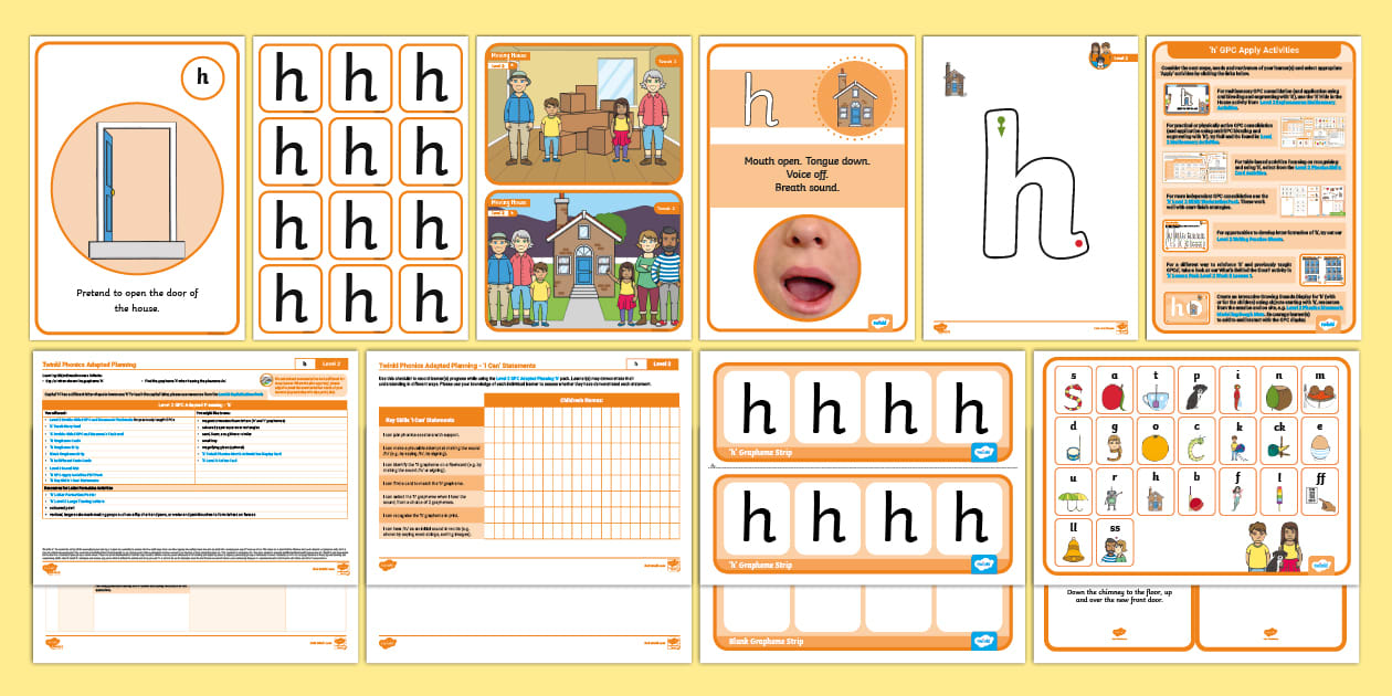 Level 2 Adapted Planning SEND ‘h’ GPC Pack