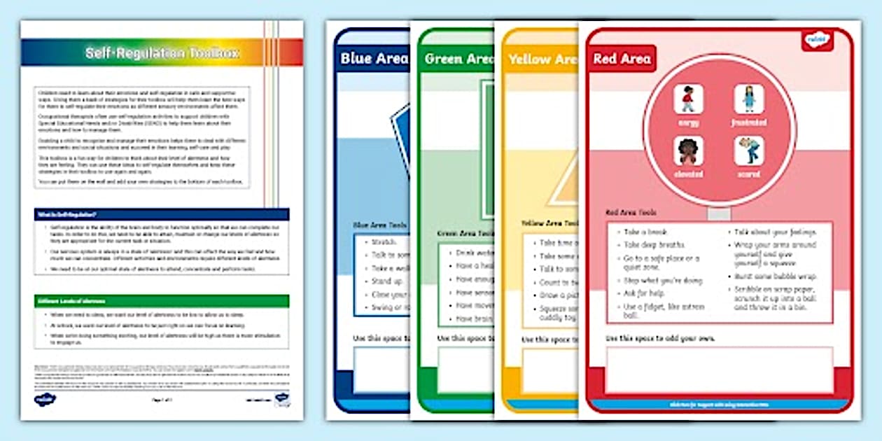 Self-Regulation Toolbox – Twinkl (teacher made) - Twinkl