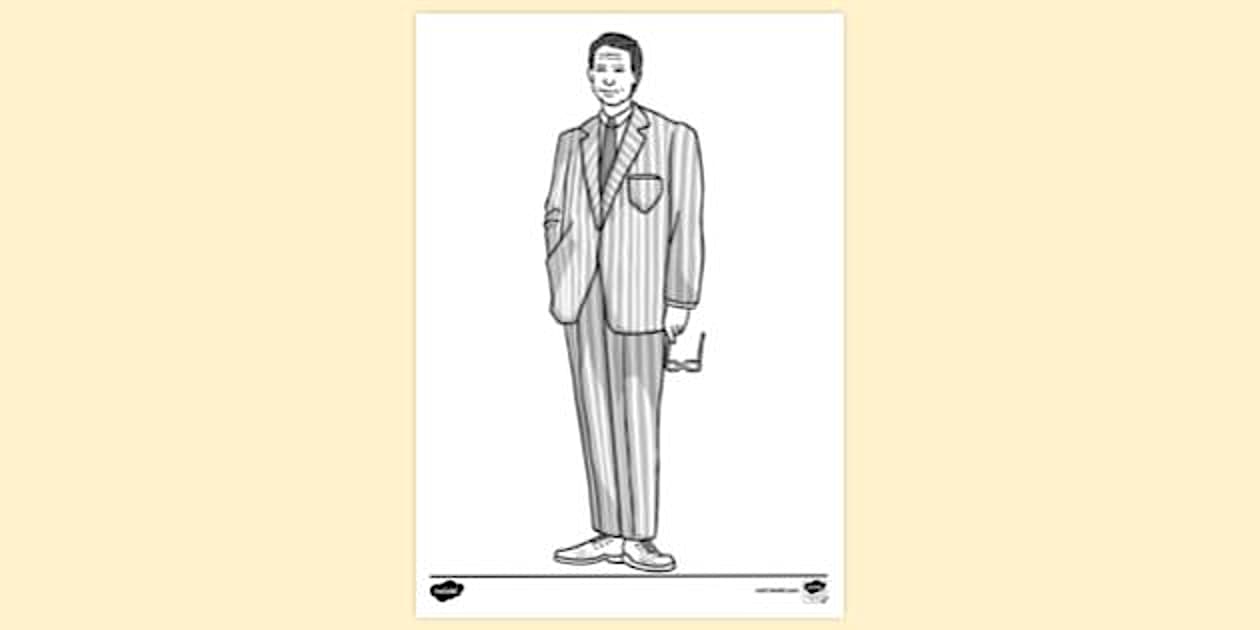 Uncle Alan Colouring Sheet | Colouring | Colouring Sheets