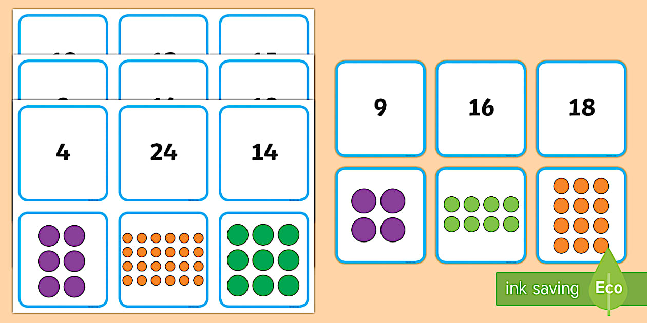 Array Matching Cards (Teacher-Made) - Twinkl