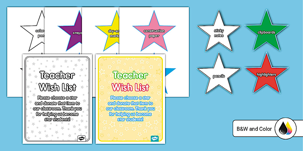 Classroom Donation List | Twinkl USA (teacher made) - Twinkl