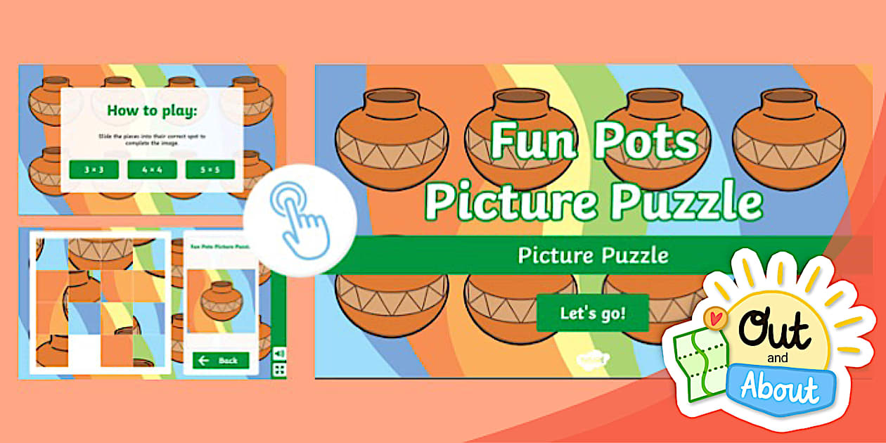 Fun Pots Picture Puzzle (teacher made) - Twinkl