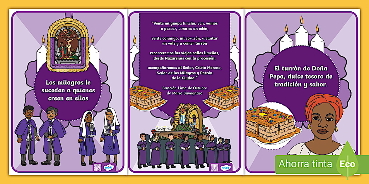 Afiches: Frases alusivas al mes morado | Twinkl Perú