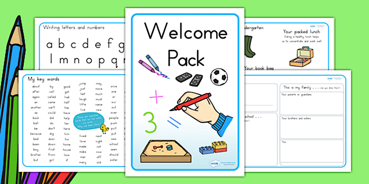 Black and White F-2 New Class Welcome Pack (professor feito)
