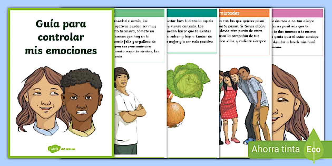 Guía: Controlar mis emociones (teacher made) - Twinkl