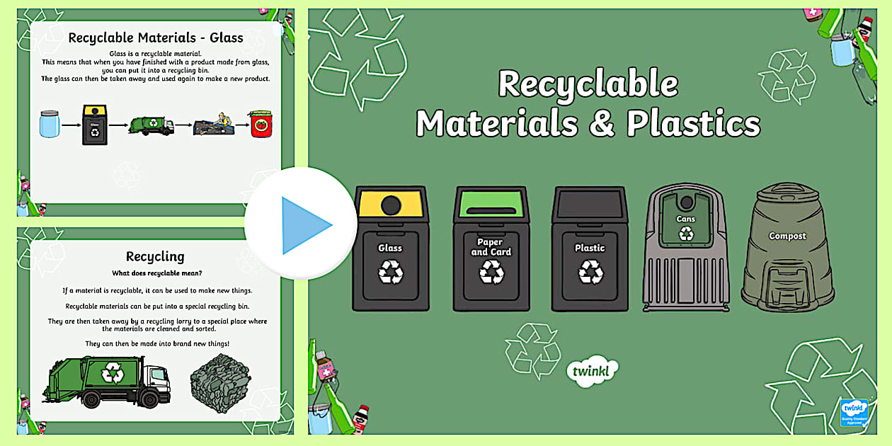 Recycling PowerPoint | Recyclable Materials | Primary