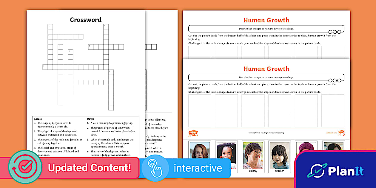 Science: Animals Including Humans Year 5: Home Learning Tasks