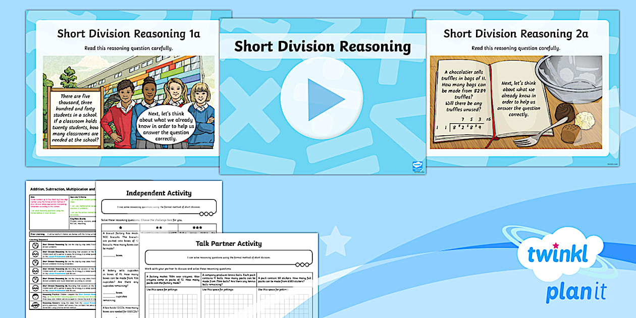 Consolidation: Y6 Short Division Guided SATs Questions