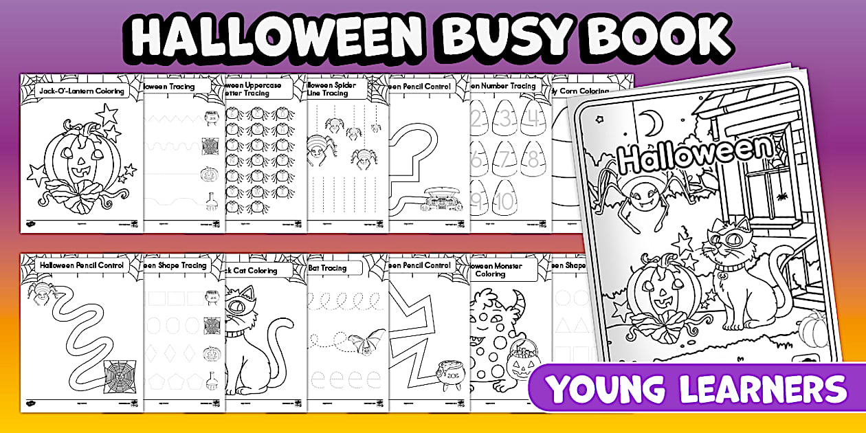 Halloween Busy Book (Teacher-Made) - Twinkl