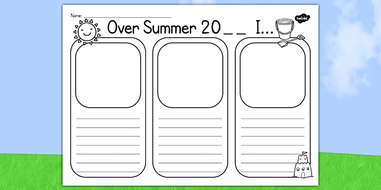 Summer Writing Paper | Foundation - Year 6 | Back to School