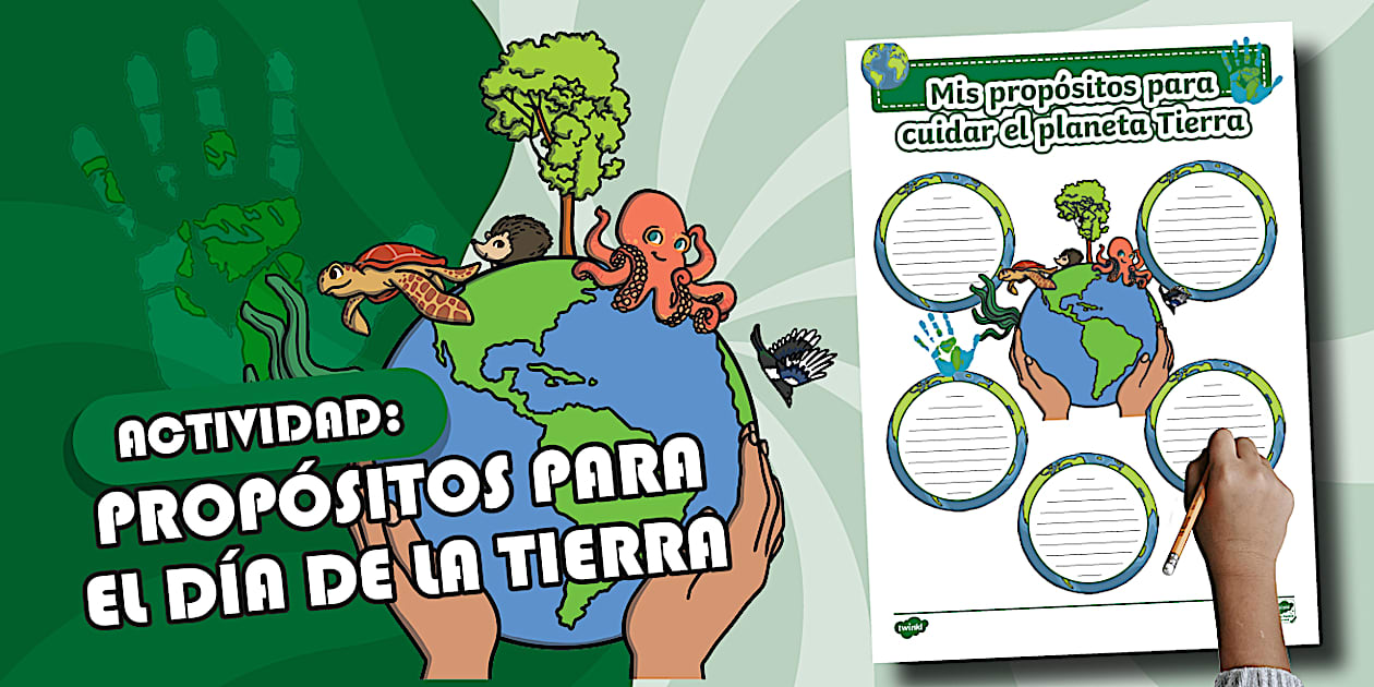 Hoja de actividades para el Día de la Tierra