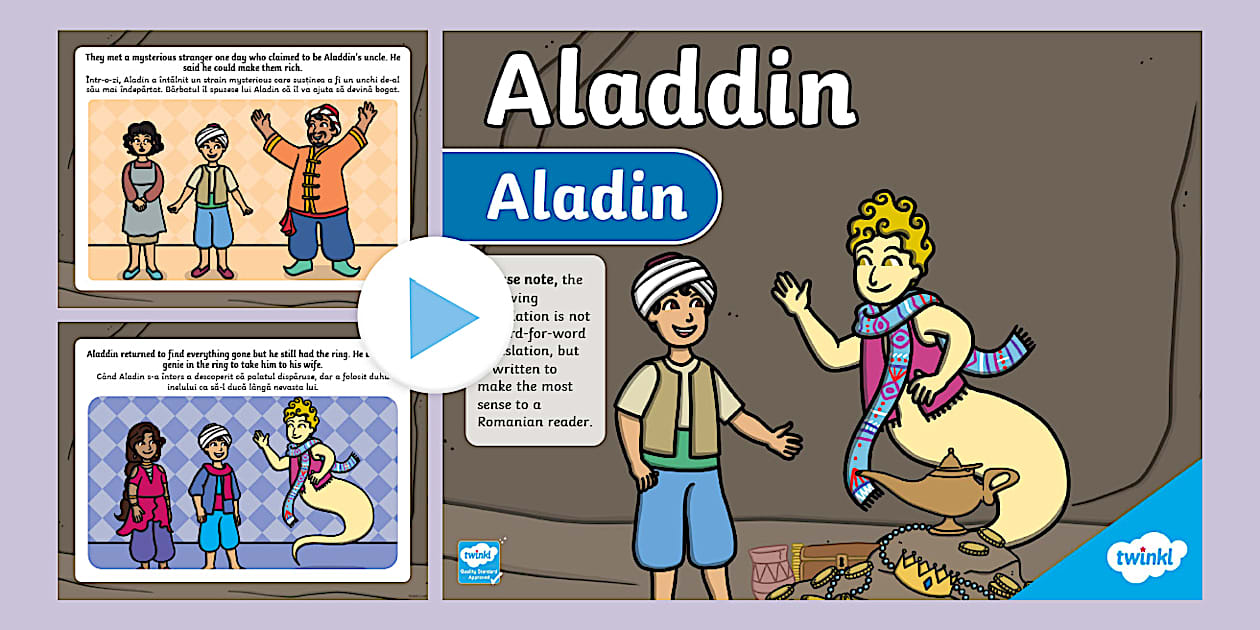 Aladdin Story PowerPoint EAL Romanian Translation