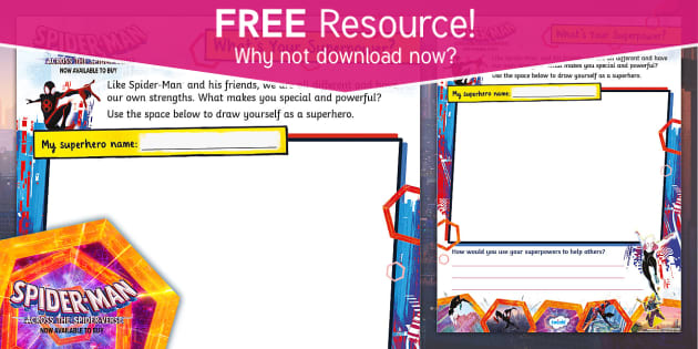 FREE Spider-Man™: What's Your Superpower? Activity