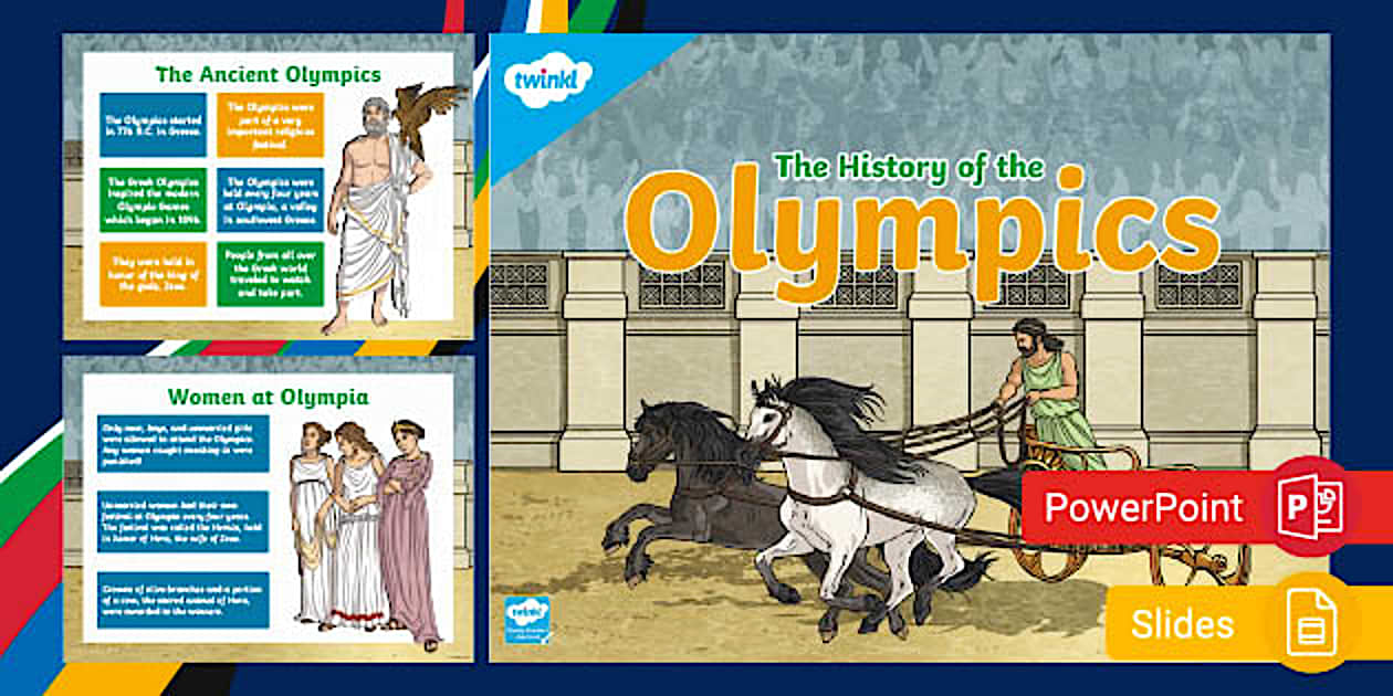 Colorful Olympics PowerPoint for 3rd-5th Grade | Twinkl USA