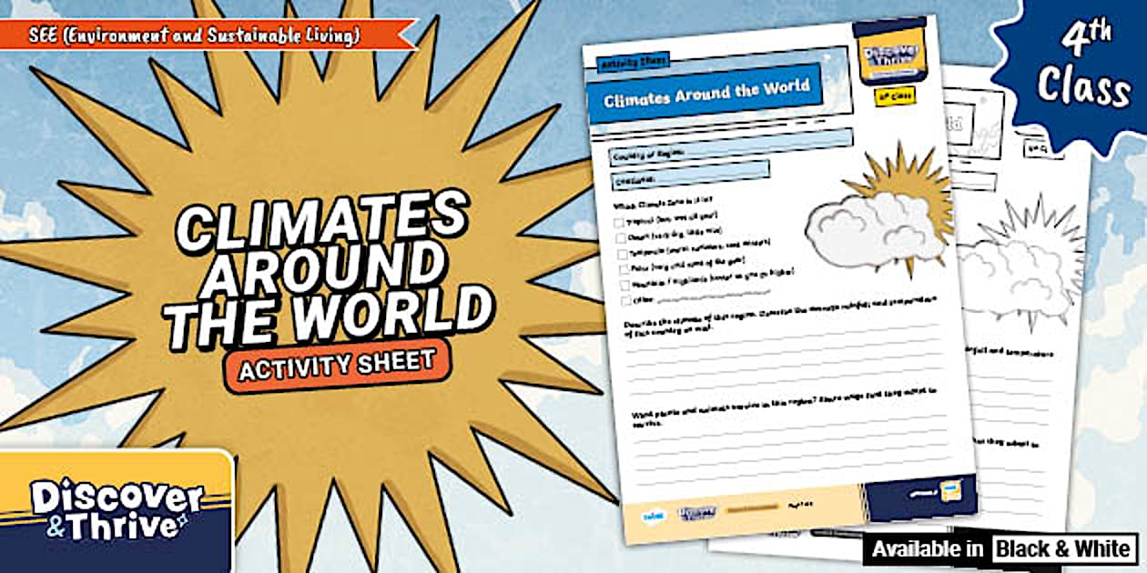 Climates Around the World Fact File 4th Class
