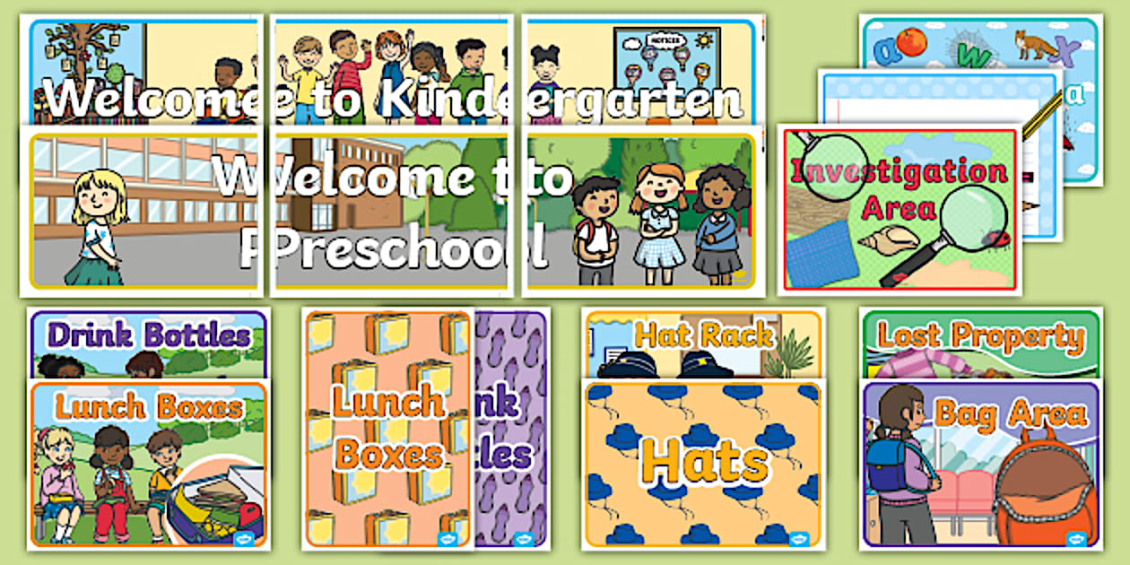 Preschool Signs Resource Pack (teacher made) - Twinkl