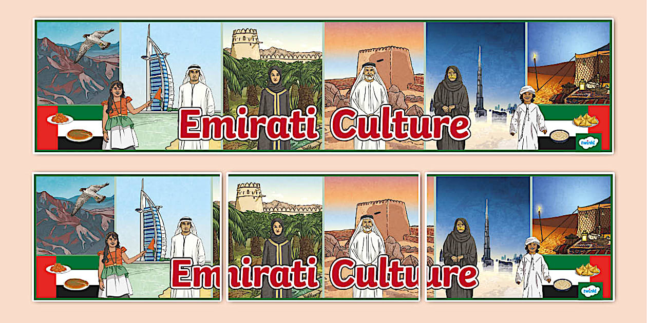 Emirati Culture Display Banner (teacher made) - Twinkl