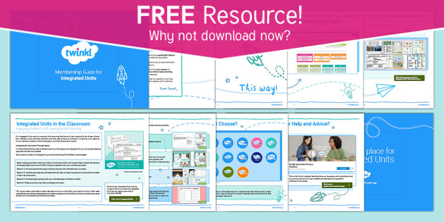 FREE! - Integrated Units User Guide - Primary Teaching - Twinkl