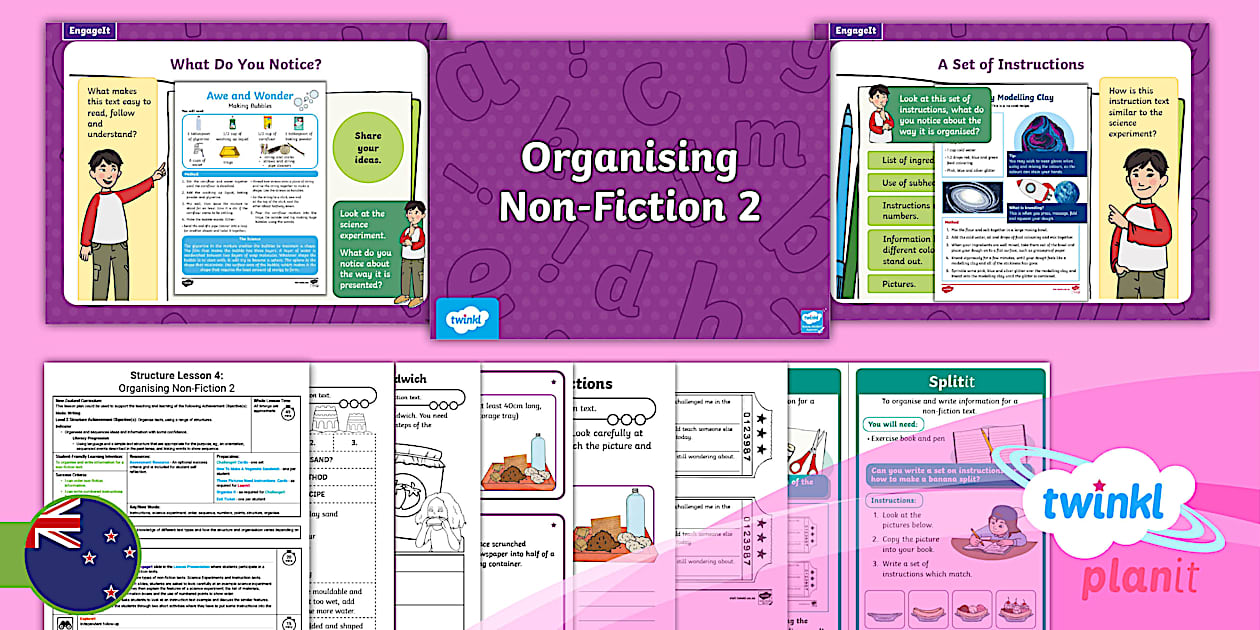 Phase 1 Writing: Features of Non-Fiction Texts - Twinkl